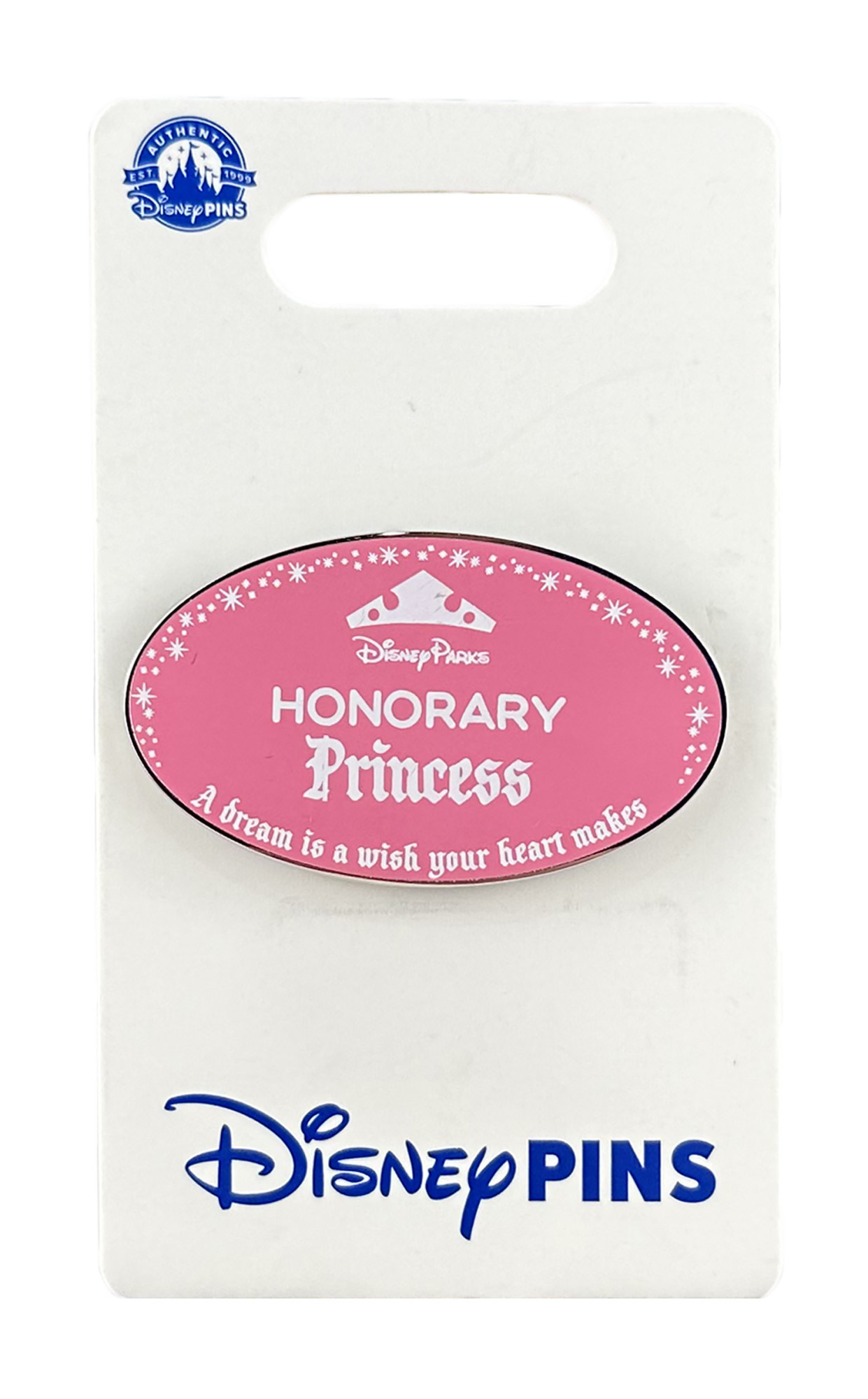 Disney Pin - Honorary Princess - Name Tag - Parks Collectibles