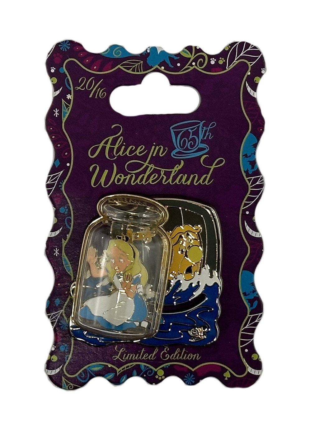 Disney Pin - Alice in Wonderland 65th Anniversary - Alice in - Parks ...