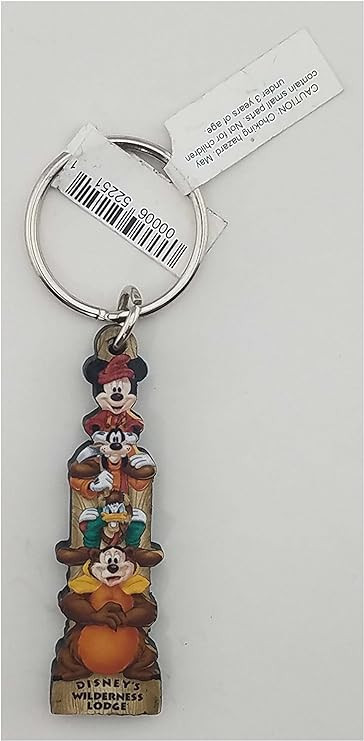 Disney Parks Keychain - Wilderness Lodge Mickey and Pals Tot - Parks ...