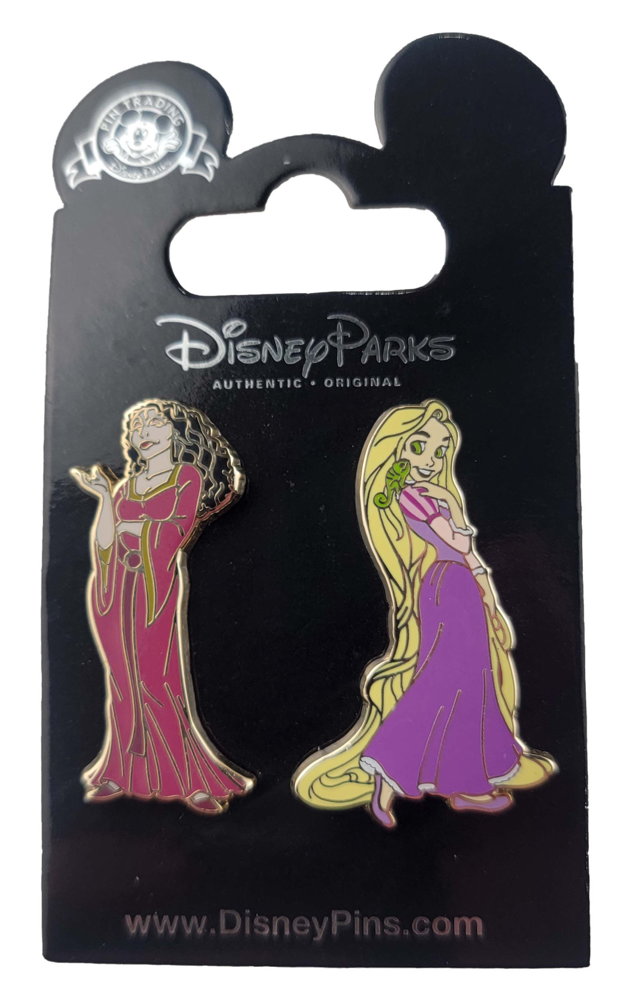 Disney Pin - Mother Gothel & Rapunzel - Tangled Set - Parks Collectibles